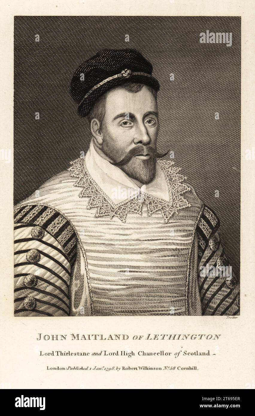 John Maitland, 1st Lord Maitland of Thirlestane (1537-1595), of ...