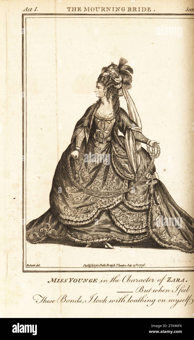 Miss Elizabeth Younge later Elizabeth Pope in the character of Zara in ...