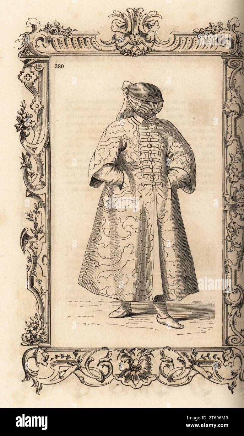 Turkish woman of lower status, Ottoman Empire, 16th century. She wears ...