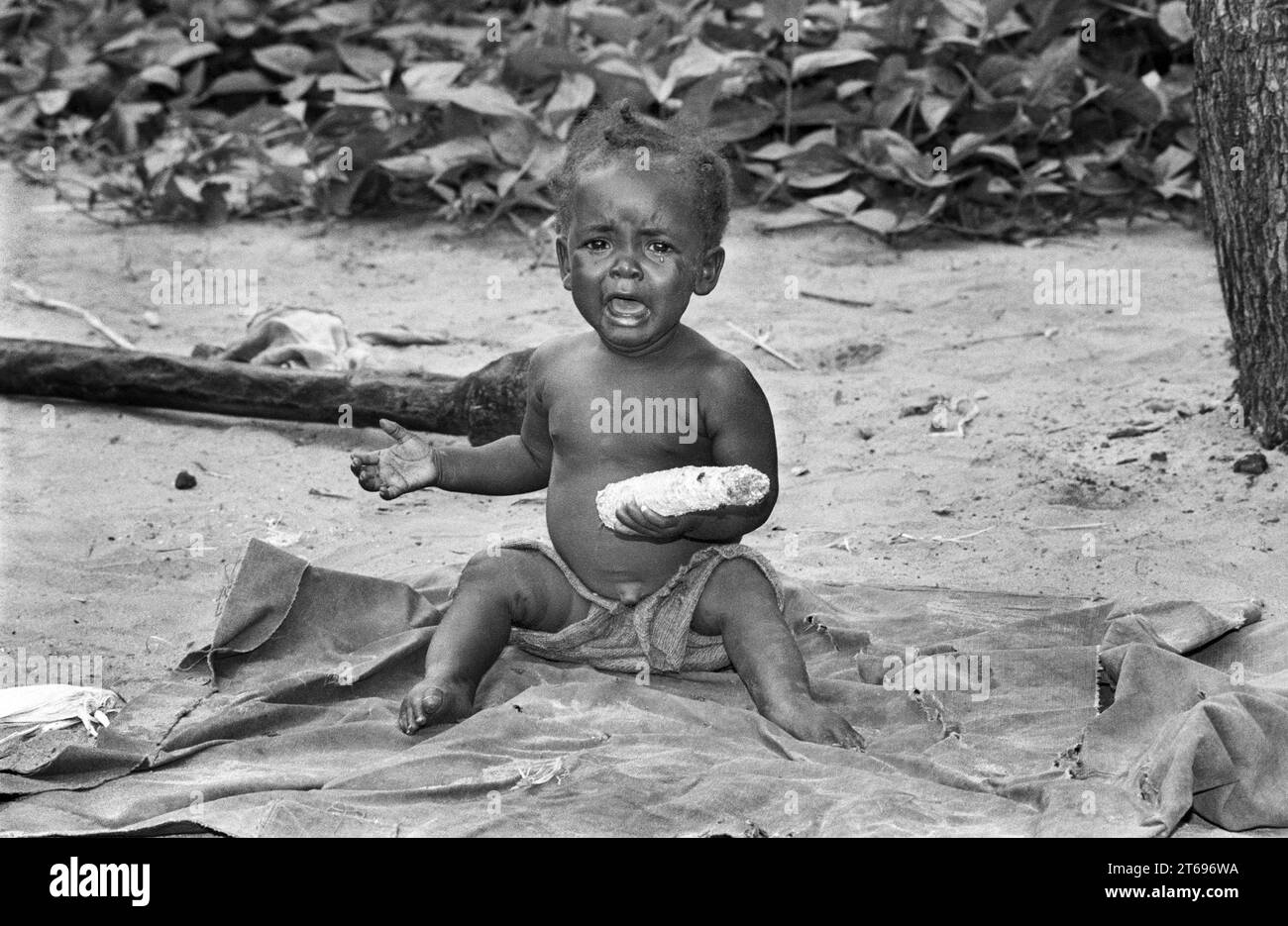 Angola, South Angola 26.02.1993 Archive No.: 39-33-10 Photo: hungry ...
