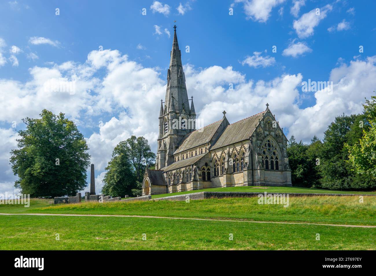 Small gothic church Stock Photo - Alamy
