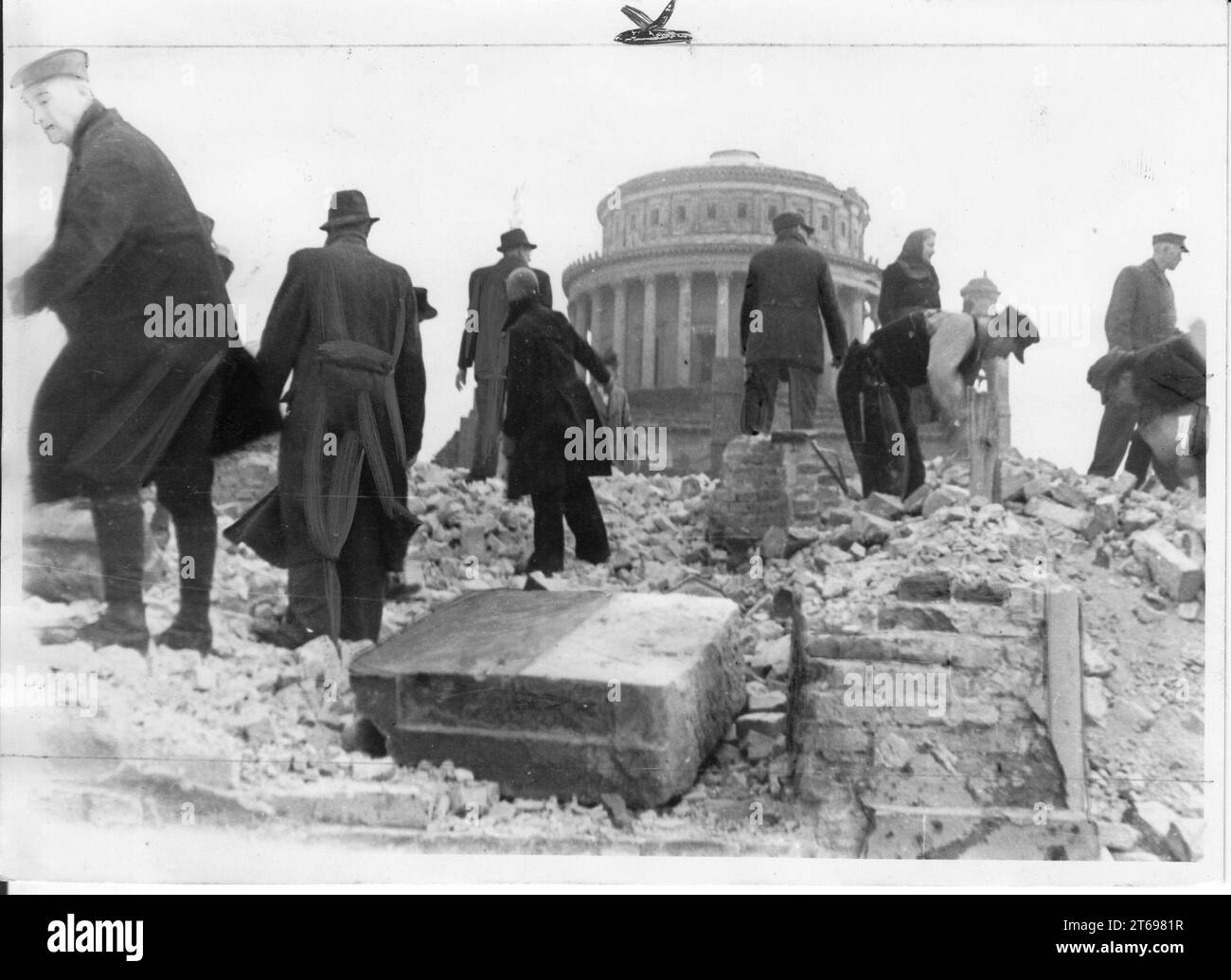 Reconstruction of Potsdam's city center. Work operation Alter Markt, in ...