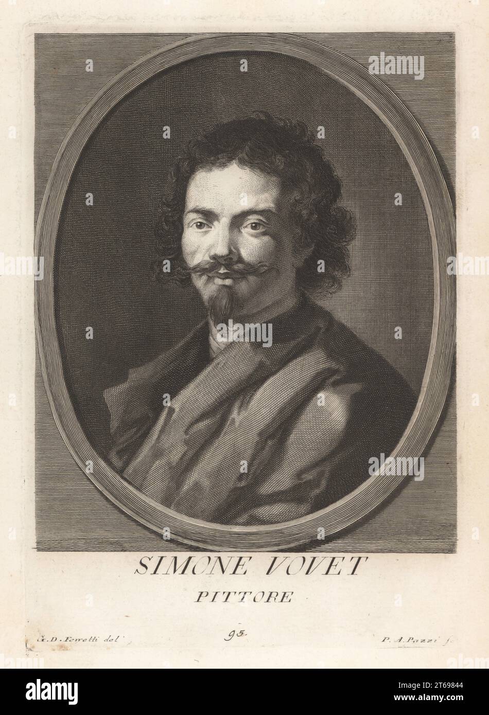 Simon Vouet, French historical painter, 1590-1649. Studied and rose to ...
