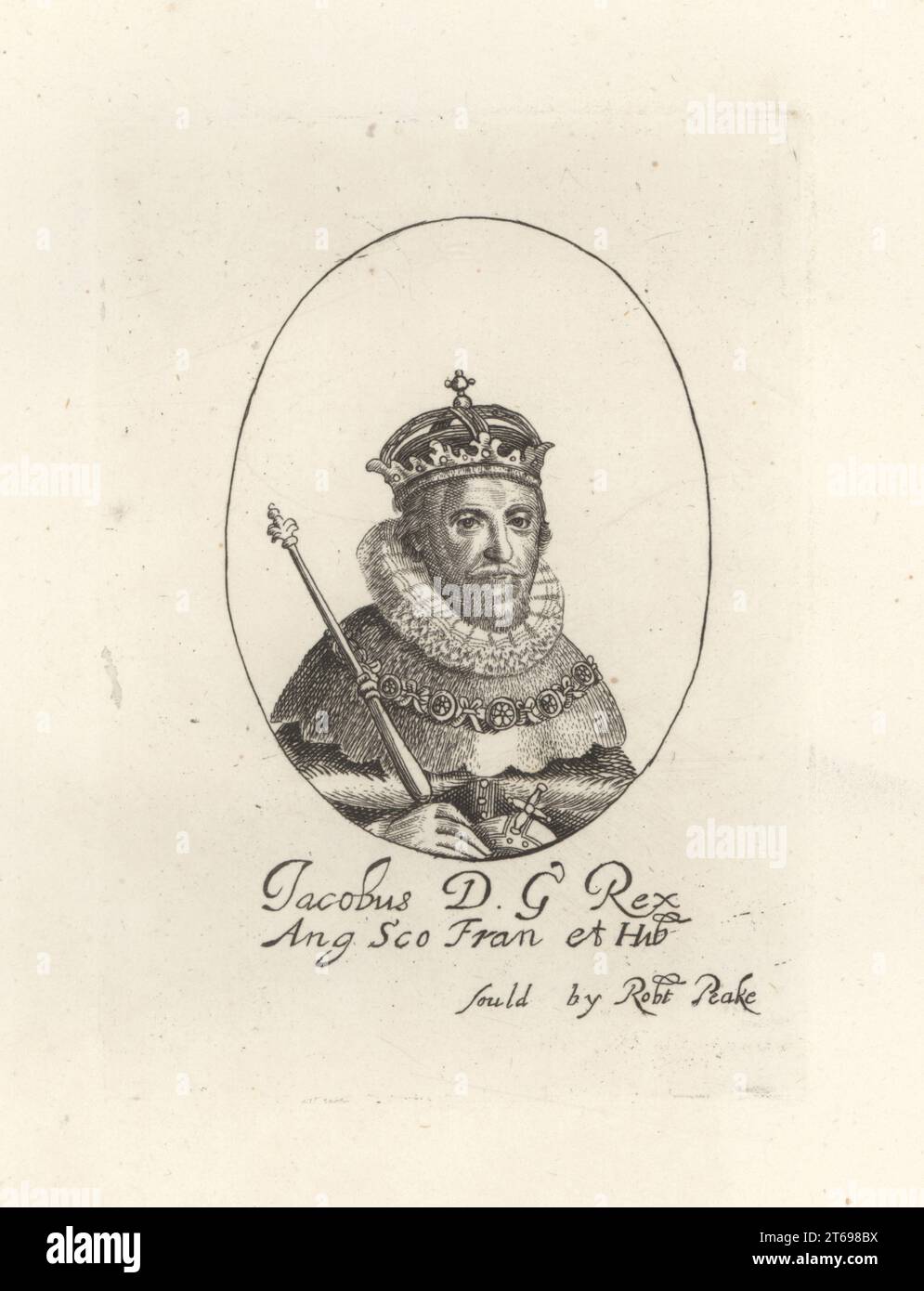 Jacobus dg rex ang sco fran et hib hi-res stock photography and images ...