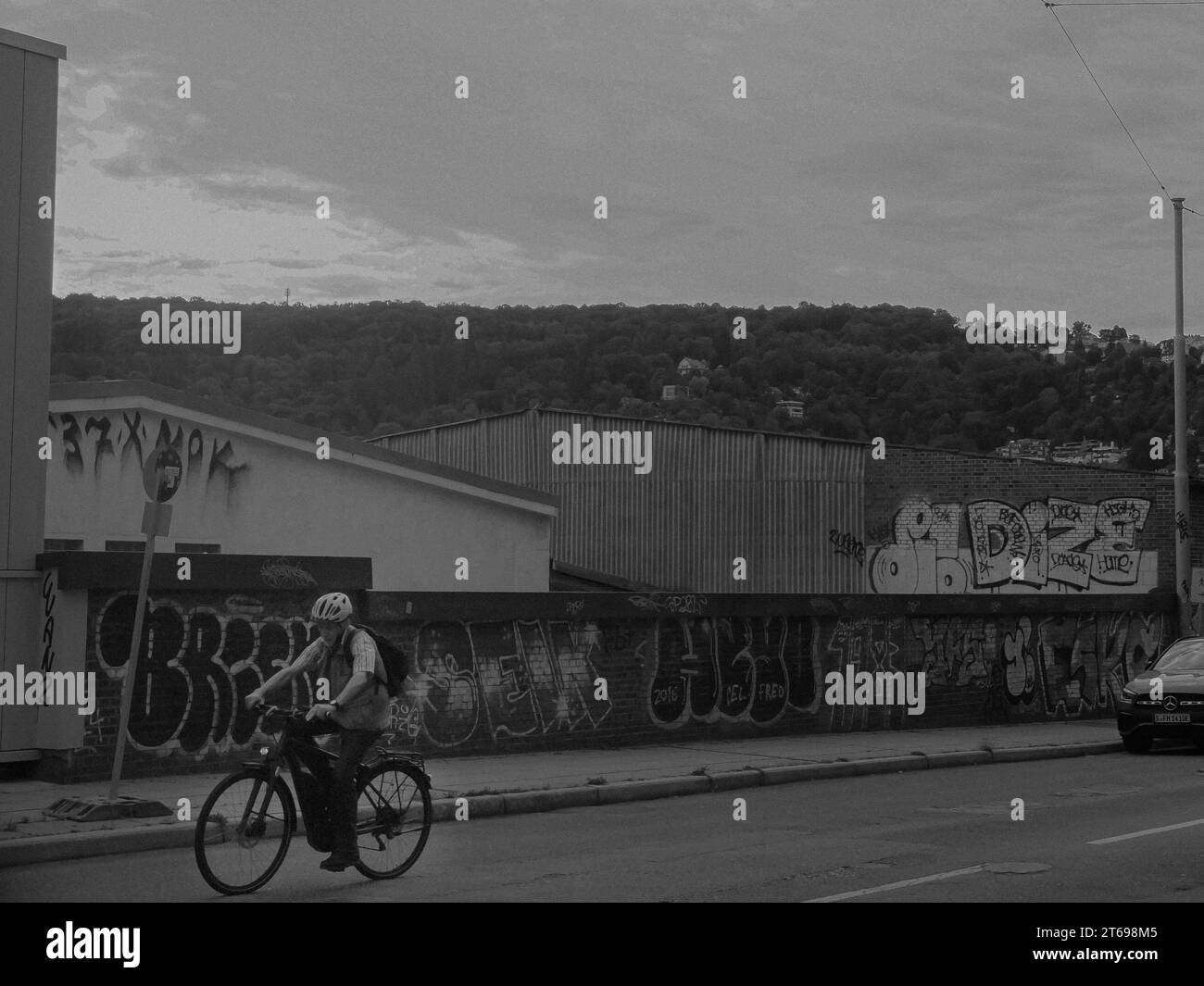 Street life in Stuttgart Stock Photo - Alamy