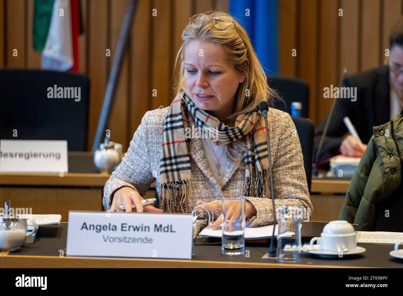 Duesseldorf, Germany. 09th Nov, 2023. Chairwoman Angela Erwin (CDU ...