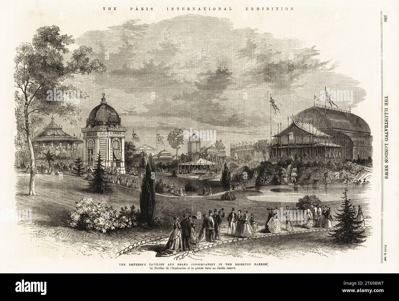 The Empress's Pavilion and Grand Conservatory in the Reserved Garden ...