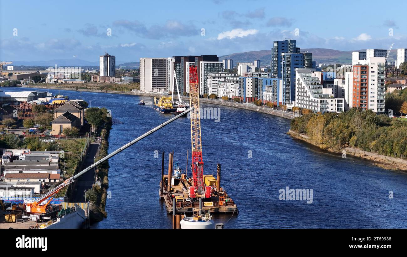 A large vessel is in port and undergoing maintenance Stock Photo - Alamy