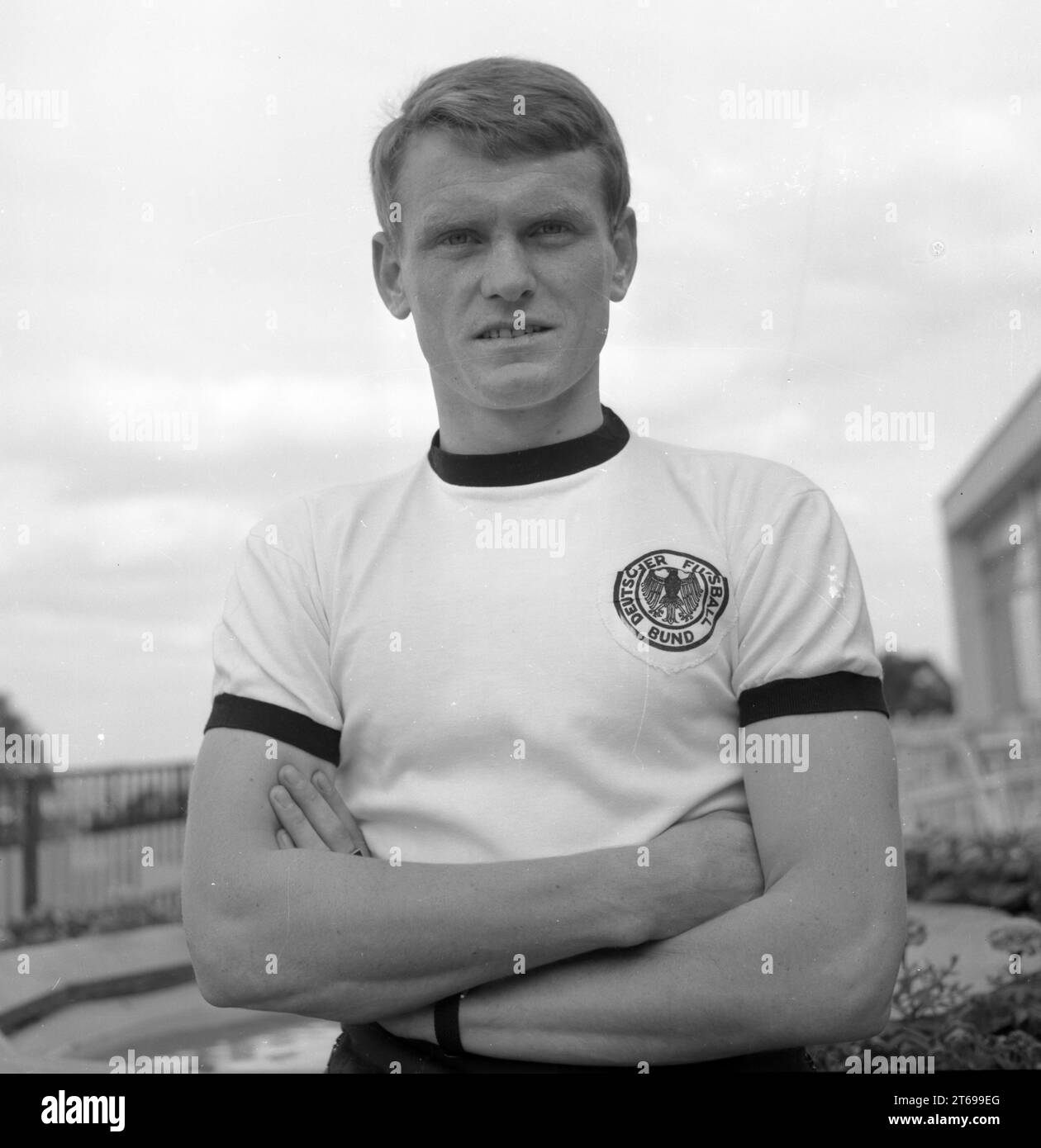 Goalkeeper Sepp Maier (Germany) portrait in national jersey 23.05.1966 ...