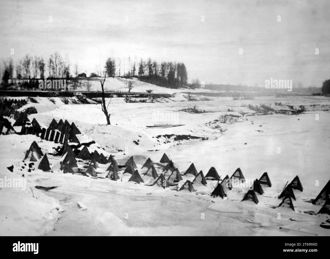 Soviet position in the forefield of Moscow in the area of Army Group ...