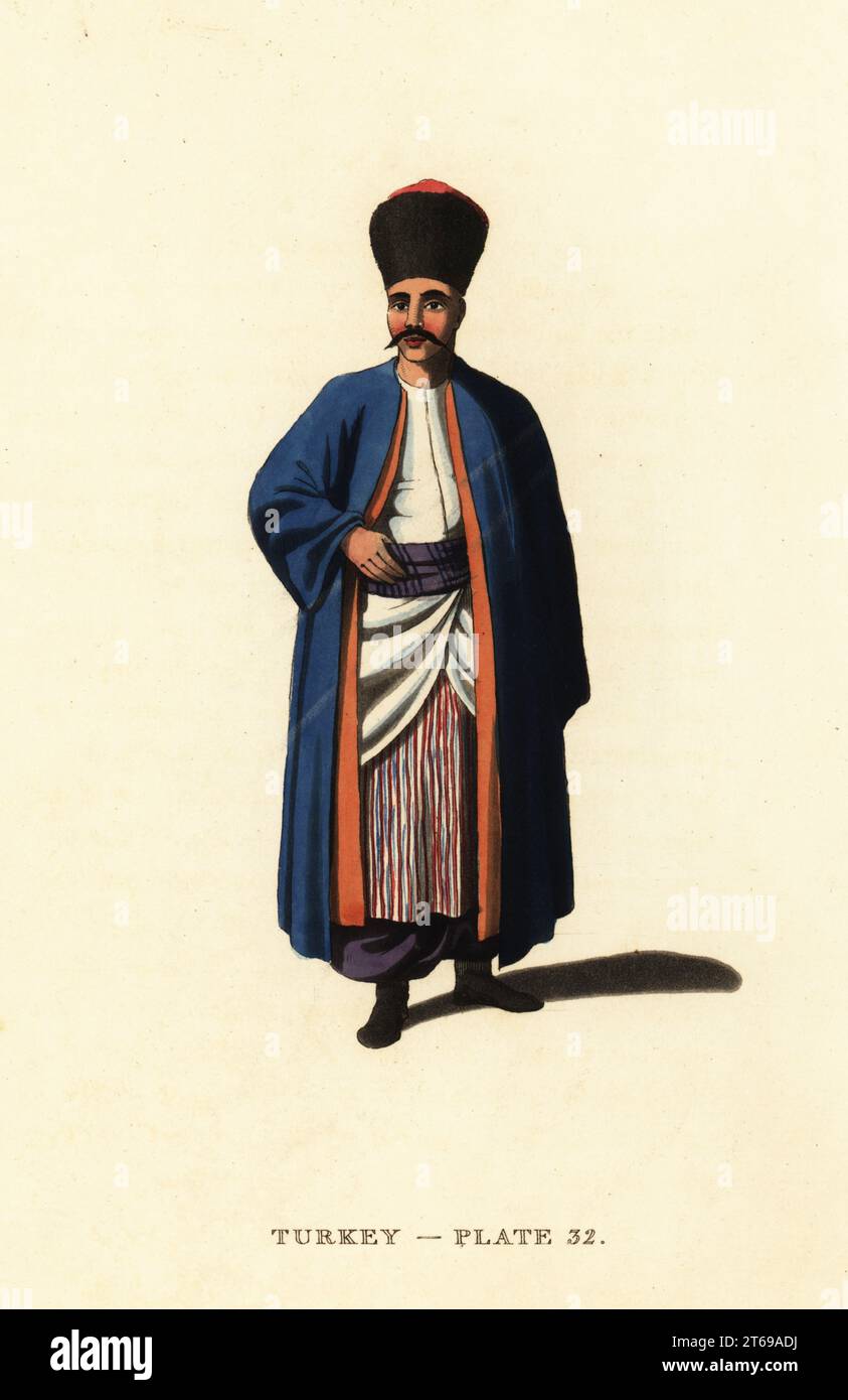 Armenian merchant of Pera, Constantinople. Handcoloured copperplate ...