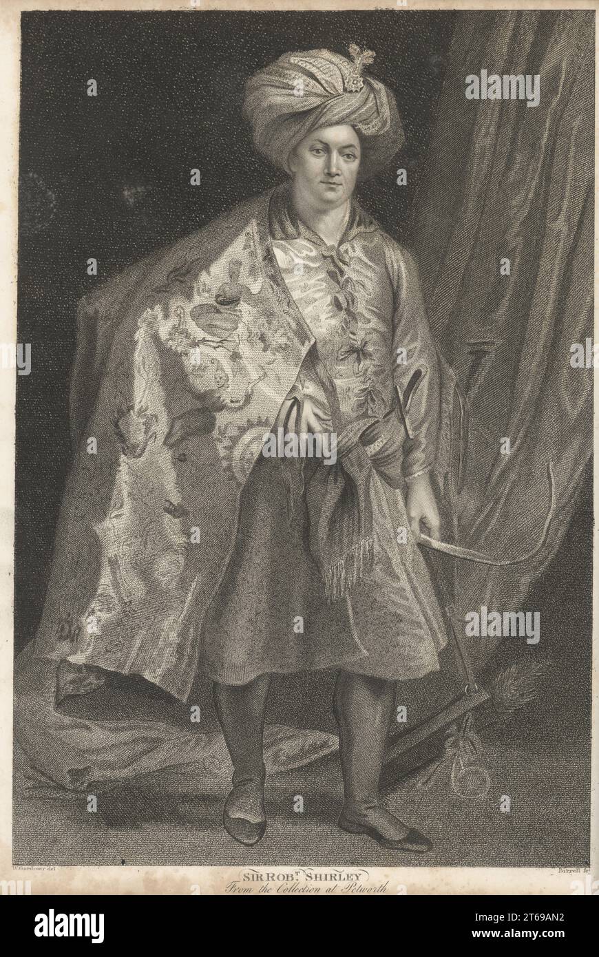 Sir Robert Shirley, English traveller and adventurer, c.1581-1628 ...