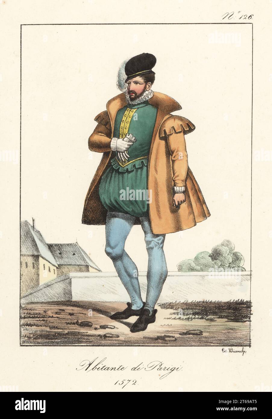 Civilian and military costumes of the french monarchy hi-res stock ...