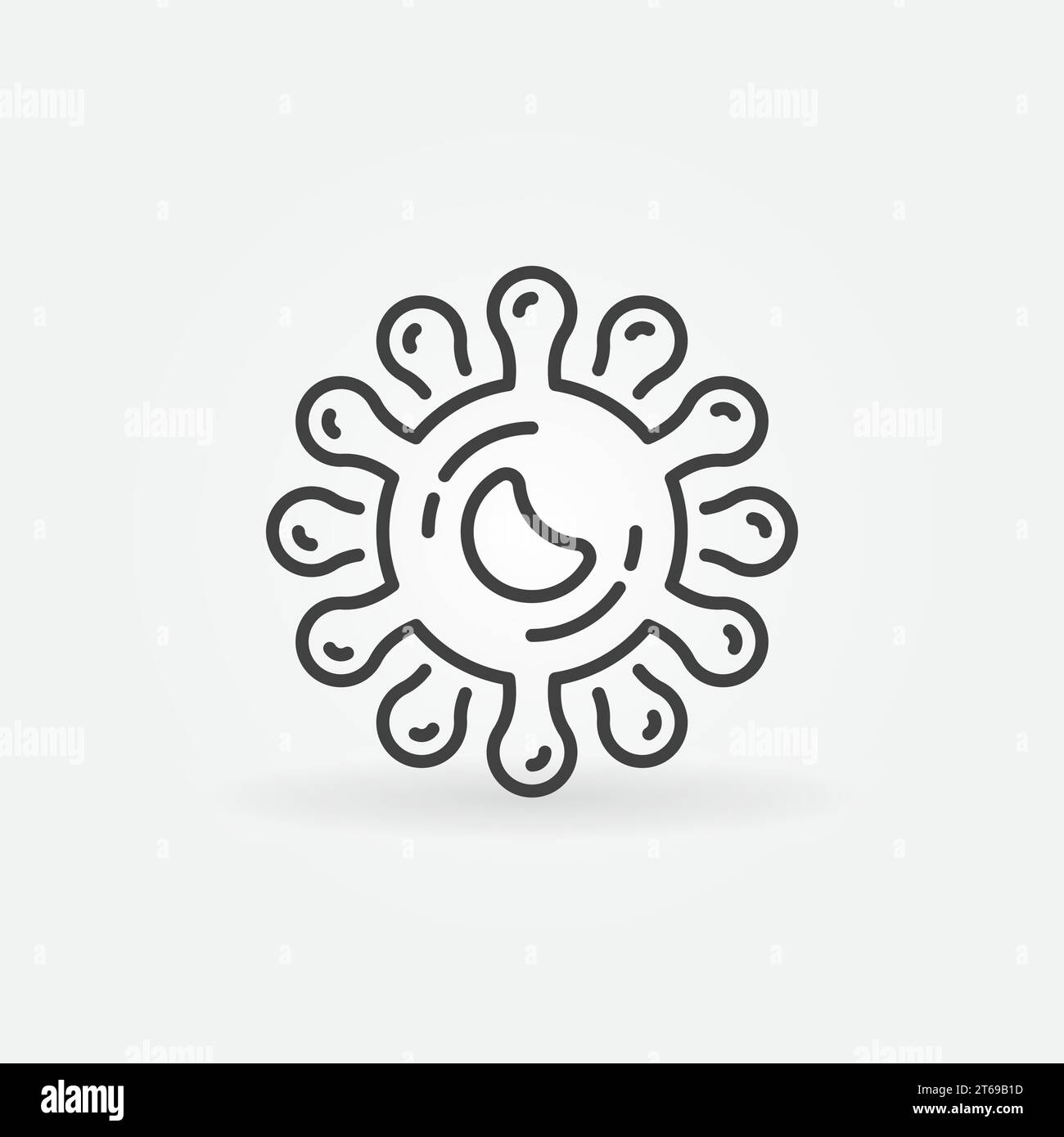 Allergens and microscope Stock Vector Images - Alamy