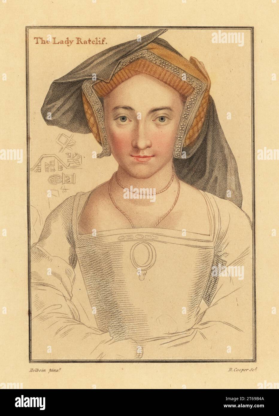 Mary Radcliffe, wife of Robert, 1st Earl of Sussex. Probably the ...