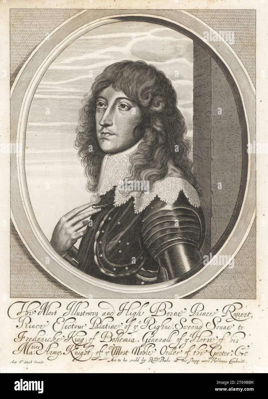 Prince Rupert of the Rhine, Duke of Cumberland, 1619-1682. German ...