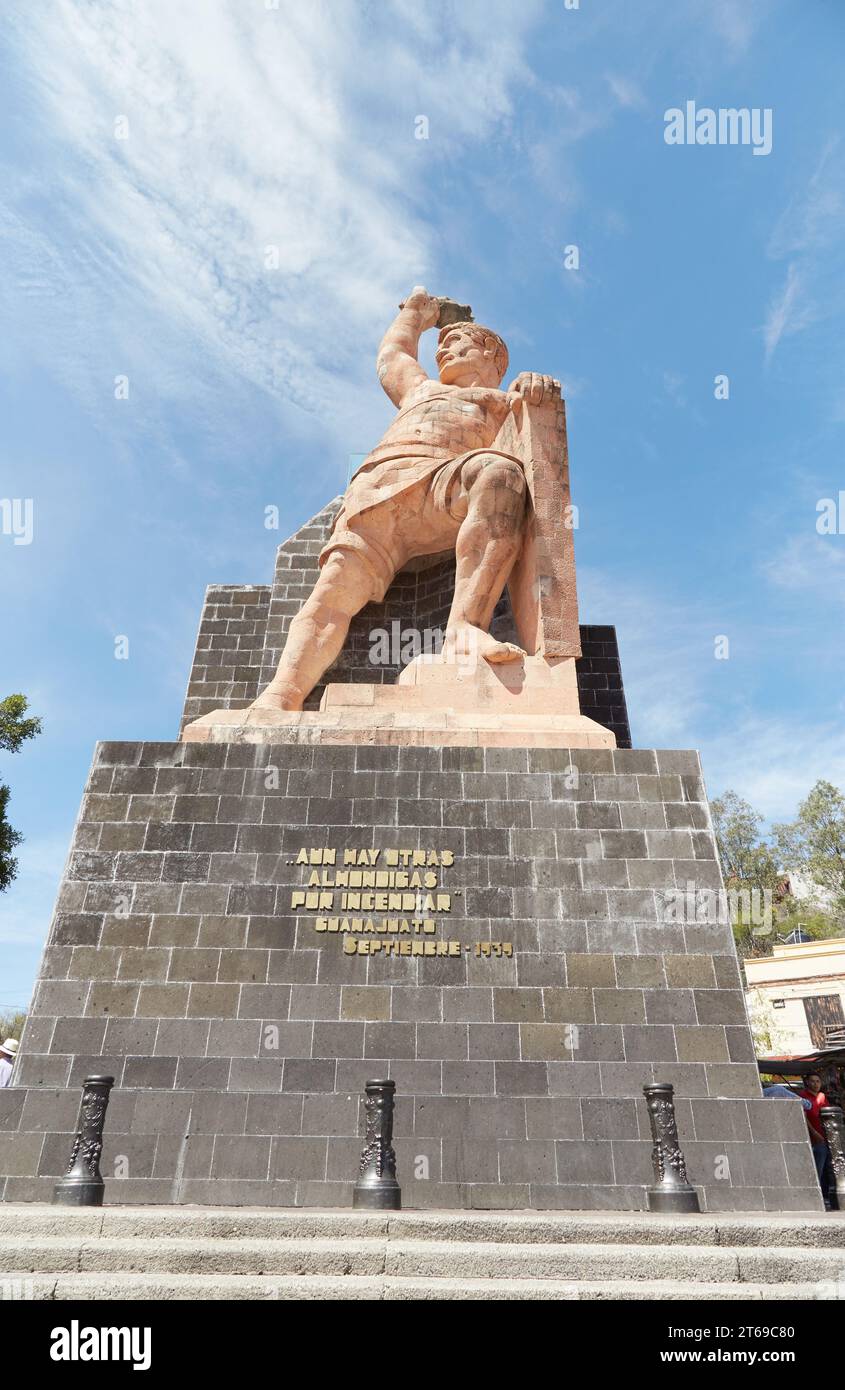 The Monumento Al Pipil in Guanajuato, dedicated to the Mexican ...