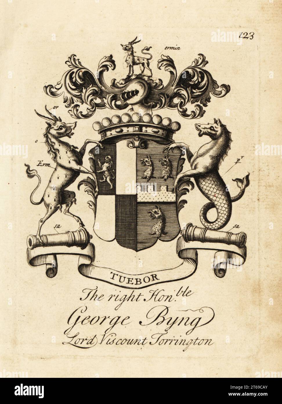 Lord 1st viscount torrington hi-res stock photography and images - Alamy