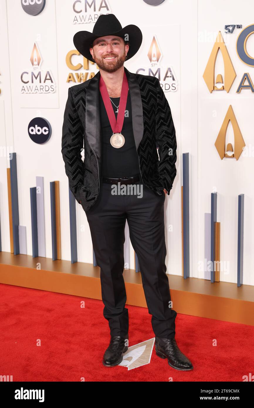Nashville, USA. 08th Nov, 2023. Dallas Wilson arriving at the 57th ...