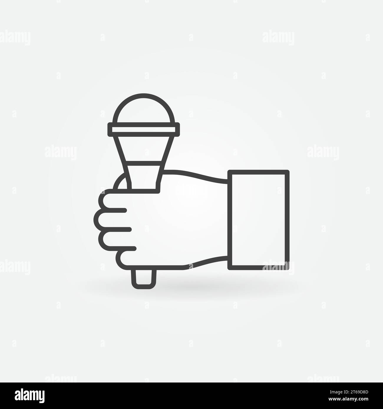 Hand radio line style Stock Vector Images - Alamy