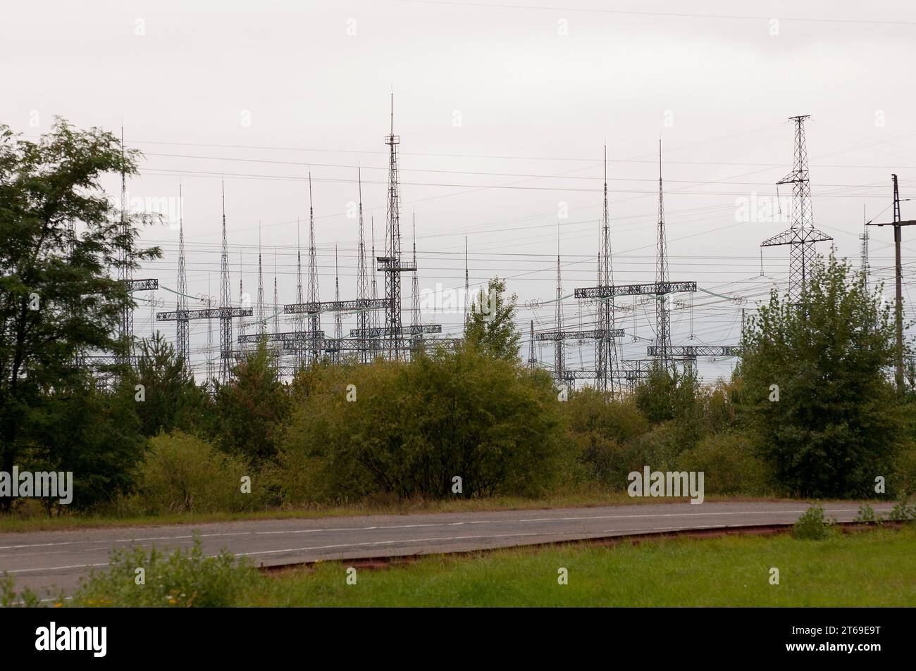 Power lines at Chernobyl nuclear power station Stock Photo - Alamy