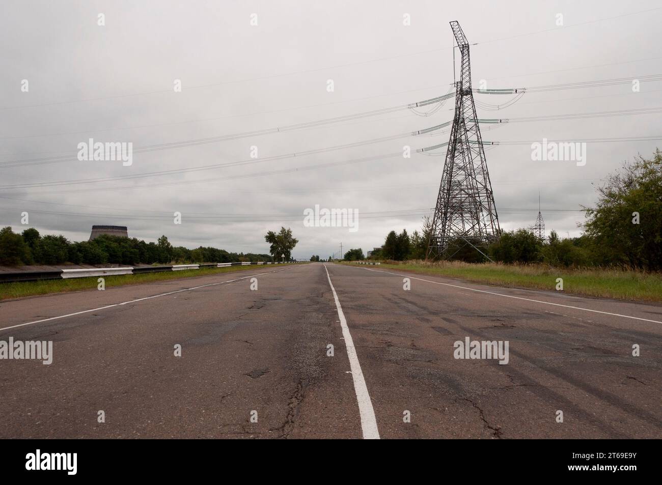Power lines at Chernobyl nuclear power station Stock Photo - Alamy