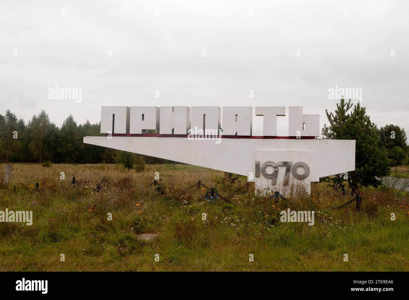 Pripyat town sign hi-res stock photography and images - Alamy