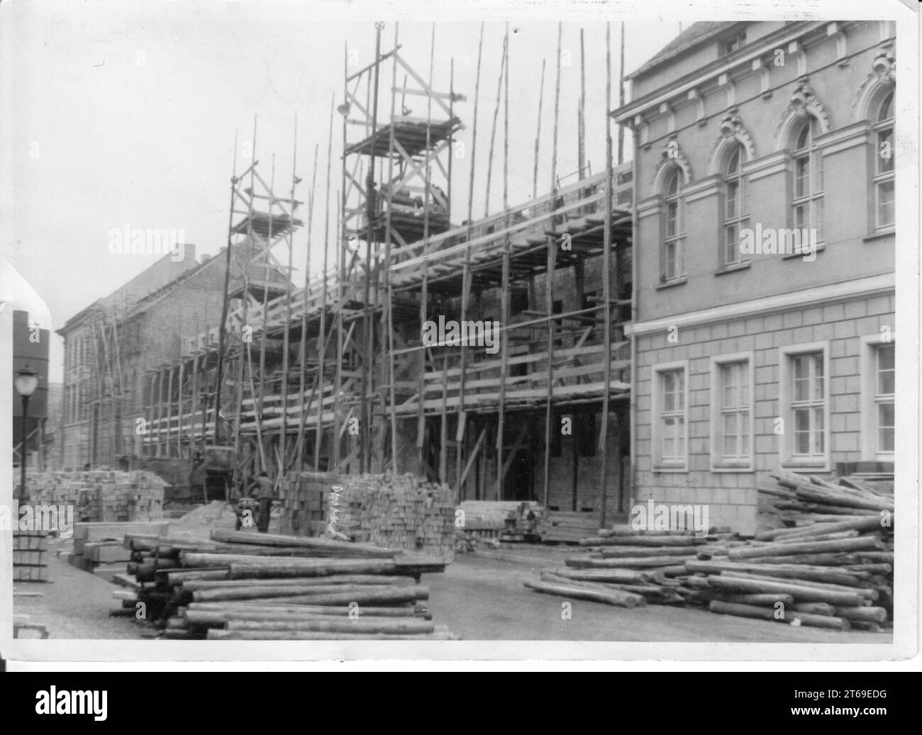 Reconstruction of Potsdam's city center. Housing. war destruction ...