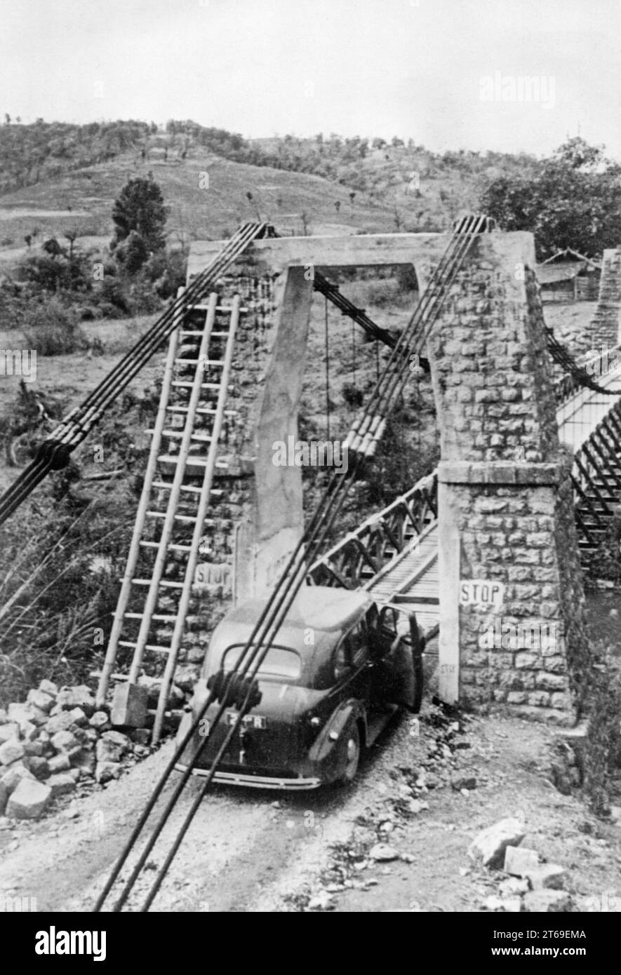 Traffic on the Burma Road passing through Burma / Myanmar, the only ...