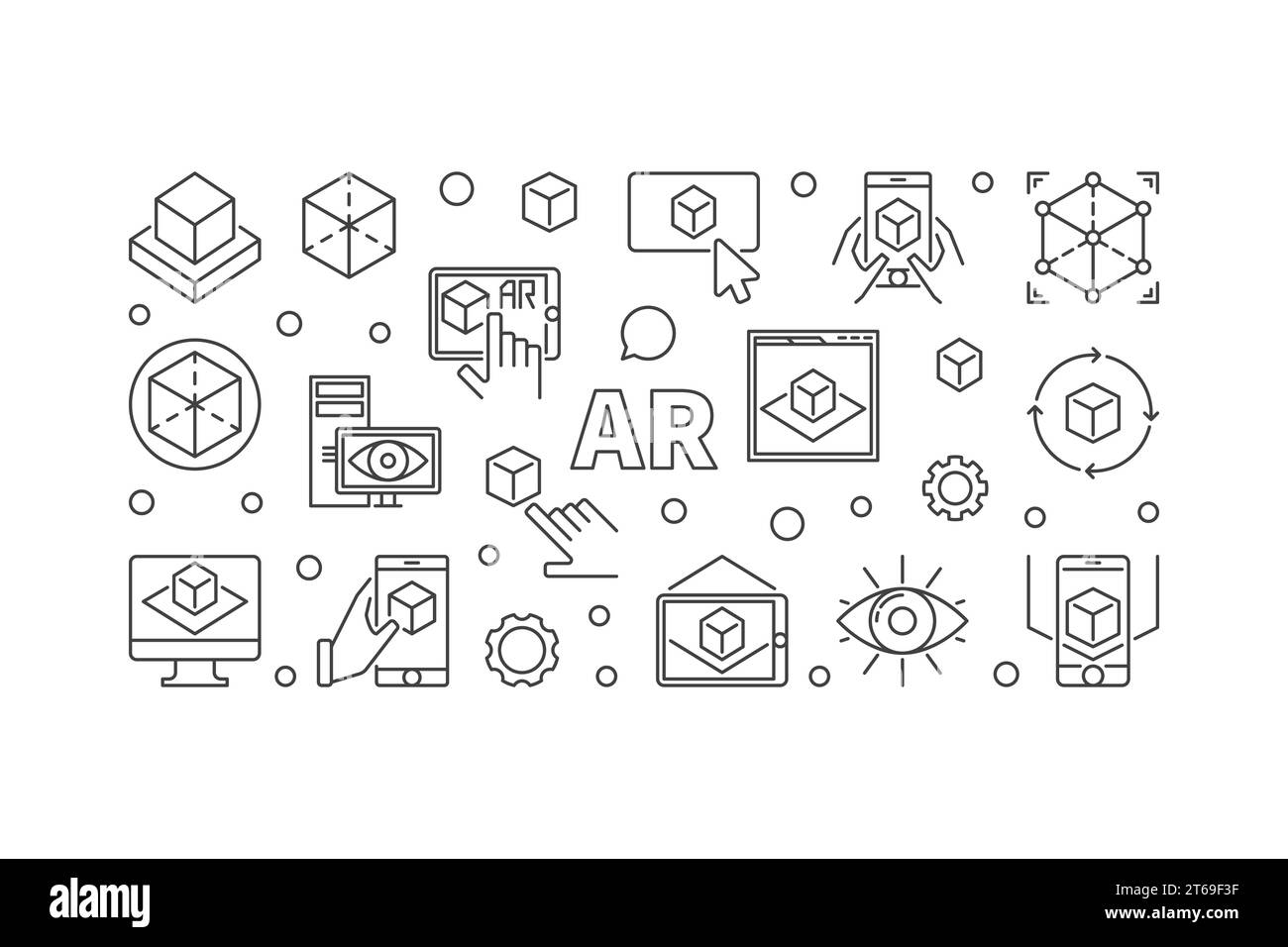 Word ar vector vectors Stock Vector Images - Alamy