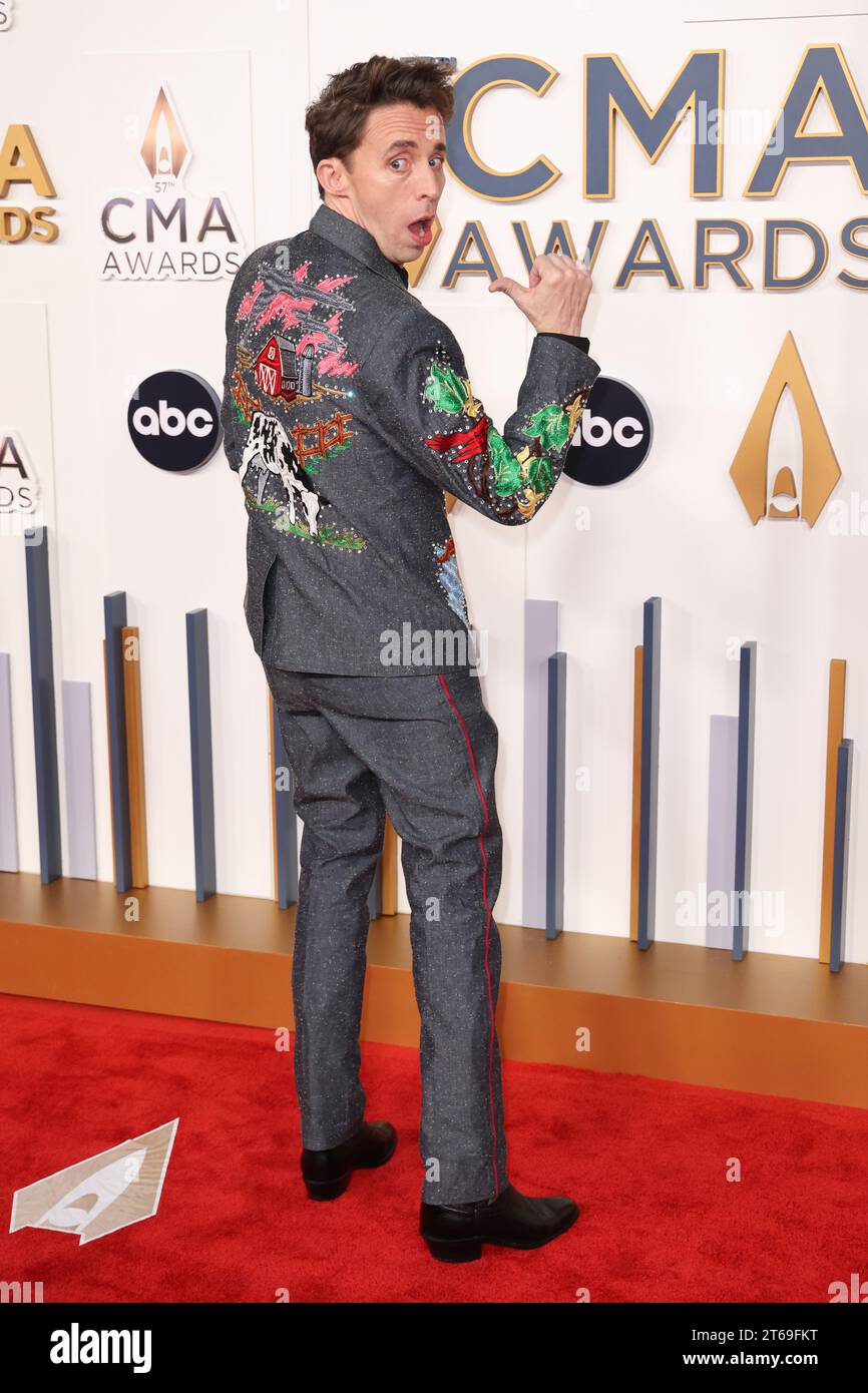 Nashville, USA. 08th Nov, 2023. Kevin Cahoon arriving at the 57th ...