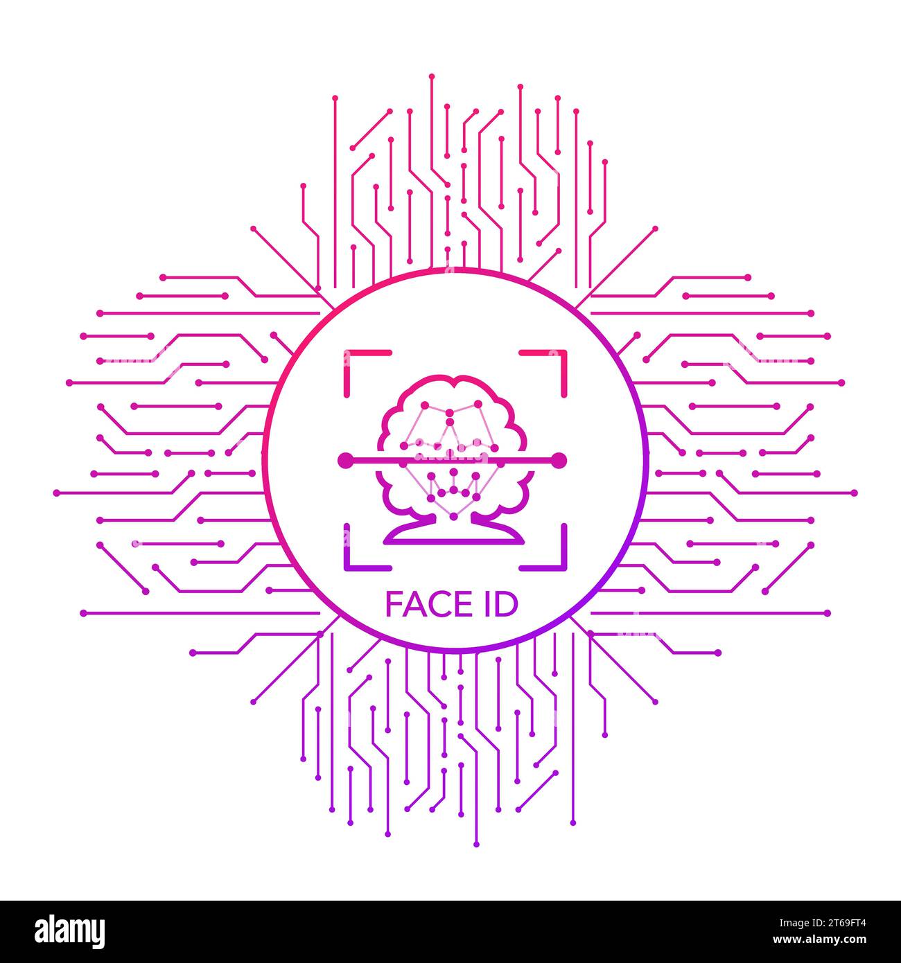 Electronic identification system Stock Vector Images - Alamy