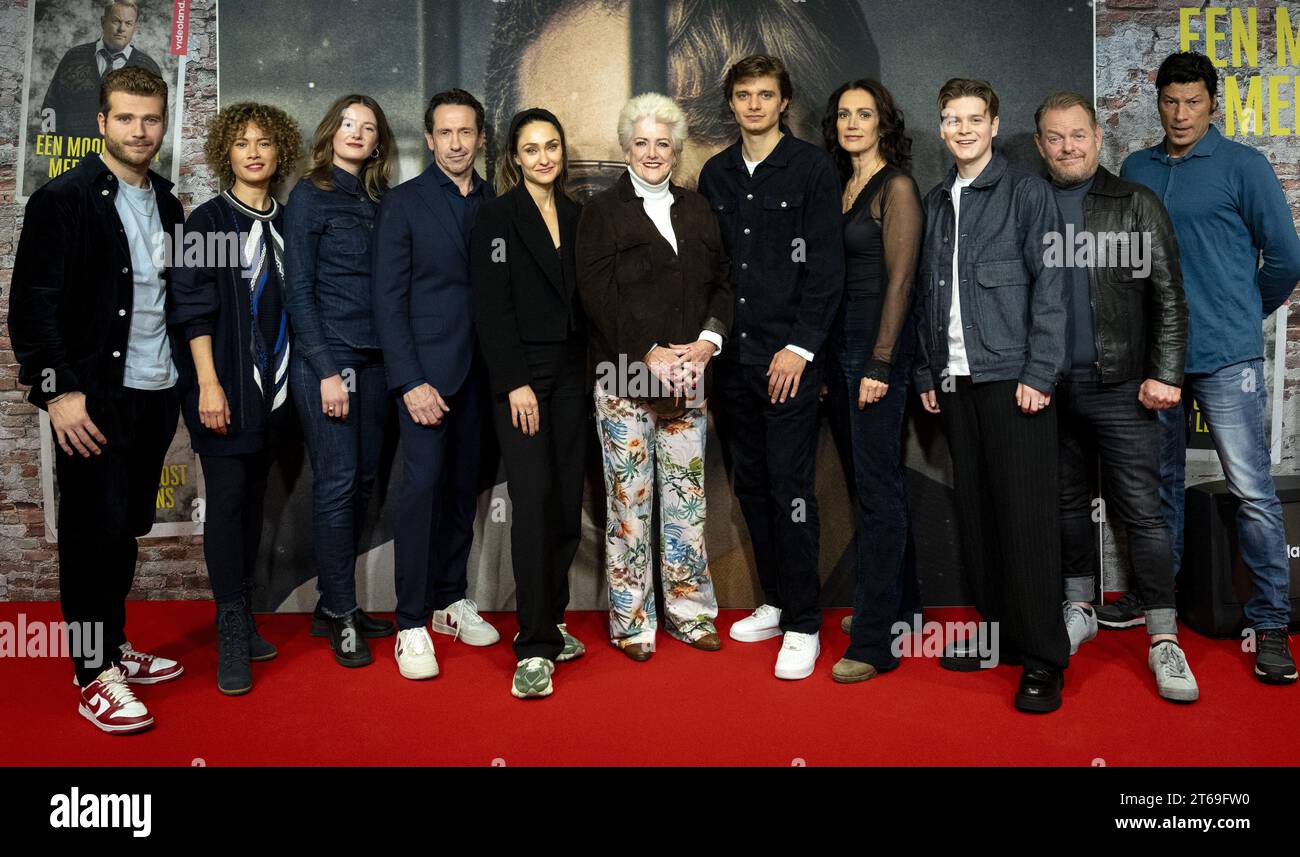 ALMERE - The cast of 'A Murder Costs More Lives'. The book was written ...