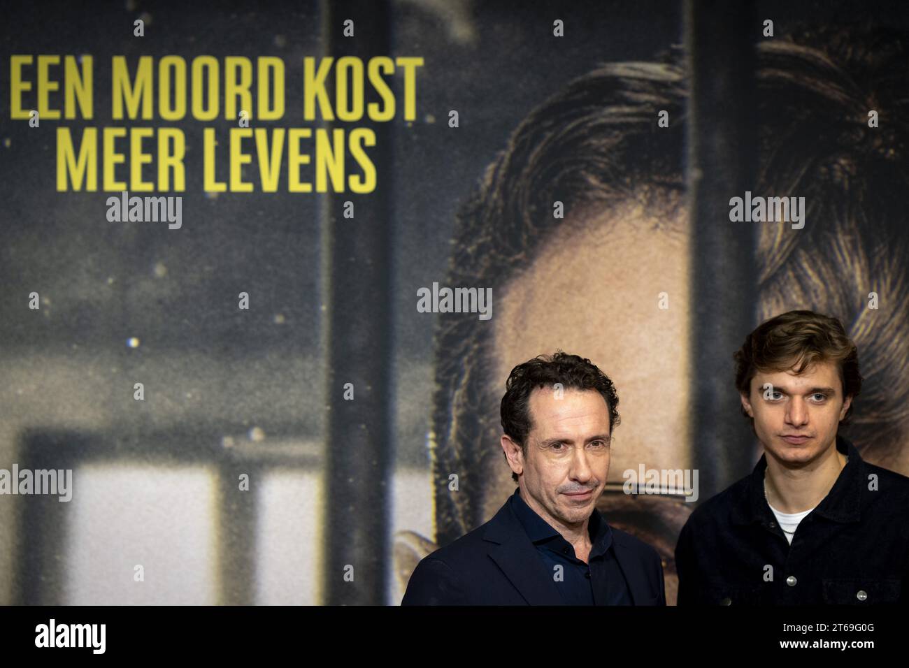 ALMERE - Jacob Derwig and Chris Peters during the cast and press ...