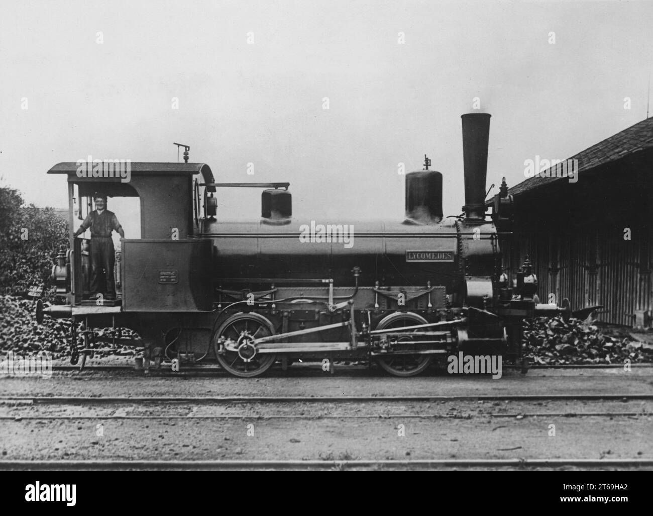 The Bavarian steam locomotive Lycomedes, put into service in 1887 ...