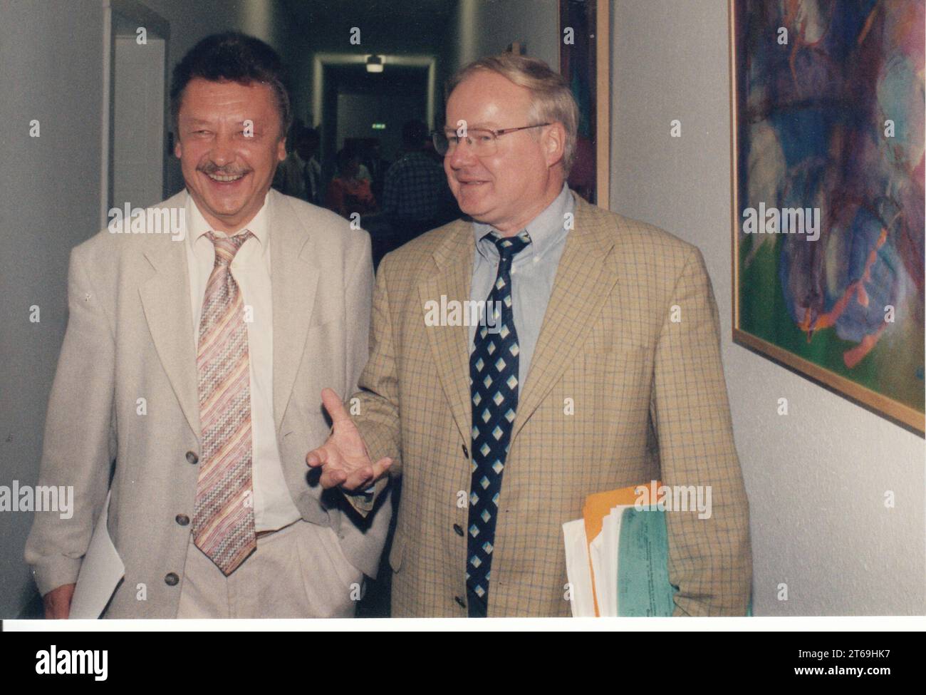 On the way to the CDU's state parliament press conference. Still CDU ...