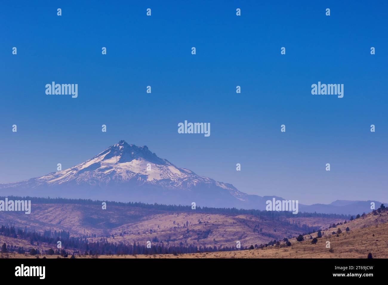 Mt. Hood view from the eastside, a stratocolcano elevation 11,249 feet ...