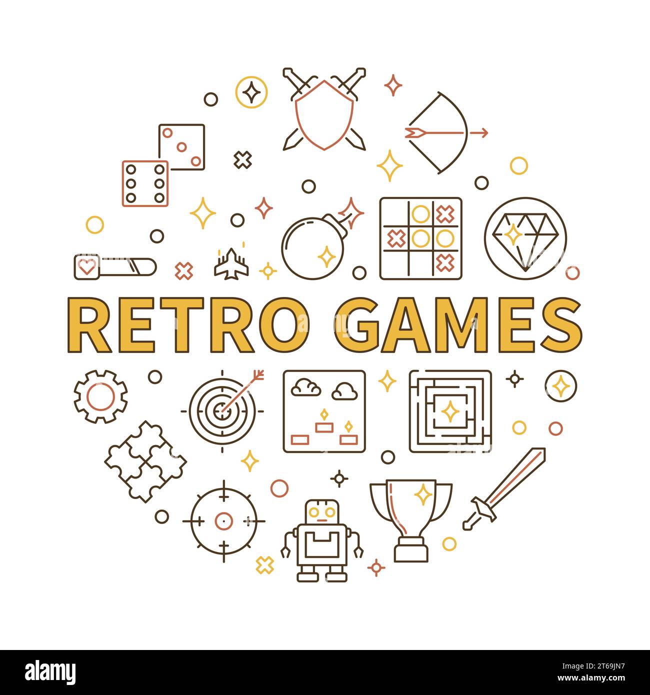 Retro games Stock Vector Images - Alamy