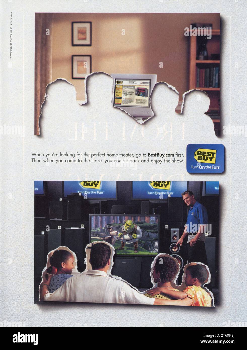 Vintage "Time" Magazine 19 November 2001 issue Advert, USA Stock Photo ...