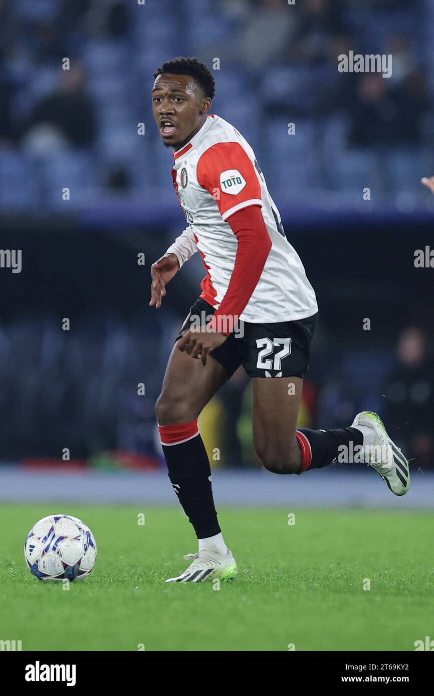 Feyenoord's Dutch midfielder Antoni Milambo controls the ball during ...