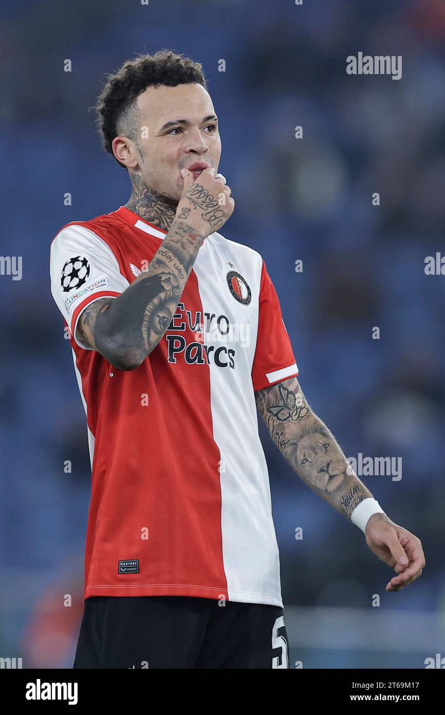 Feyenoord's Dutch defender Quilindschy Hartman looks during the UEFA ...