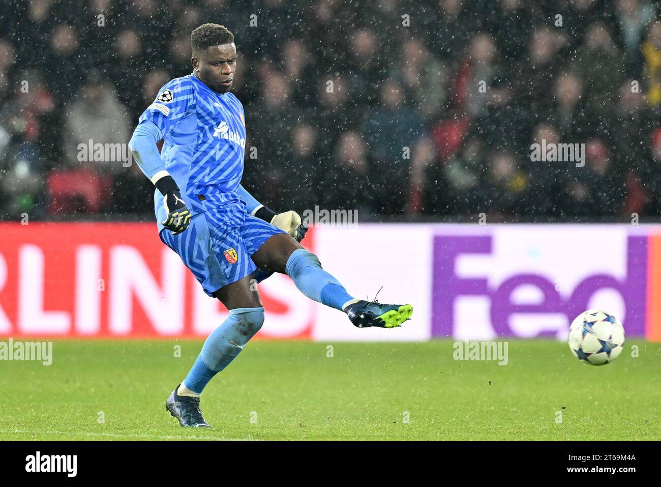 Brice Samba (30) of RC Lens pictured during the Uefa Champions League ...