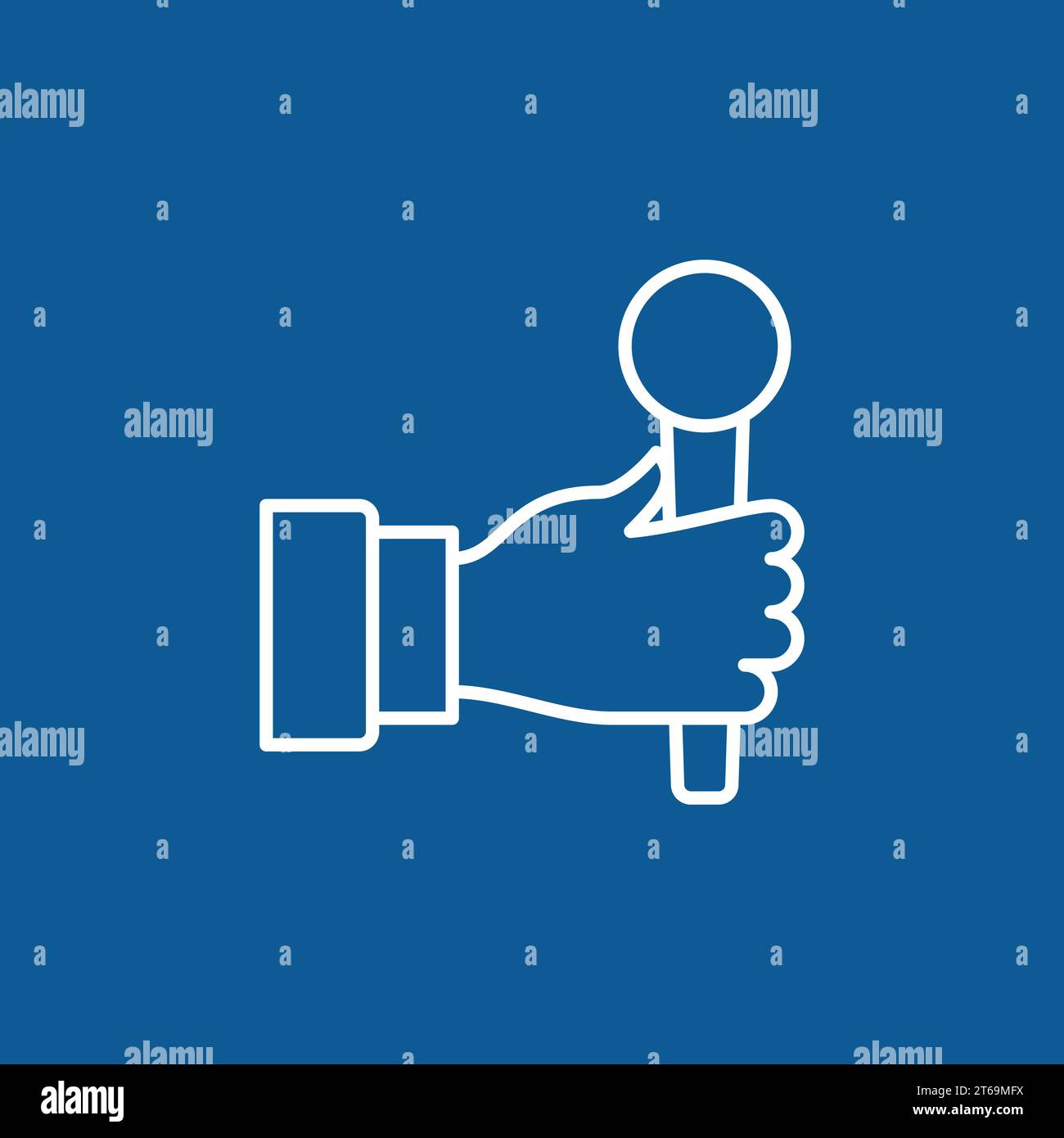 Handheld mic Stock Vector Images - Alamy