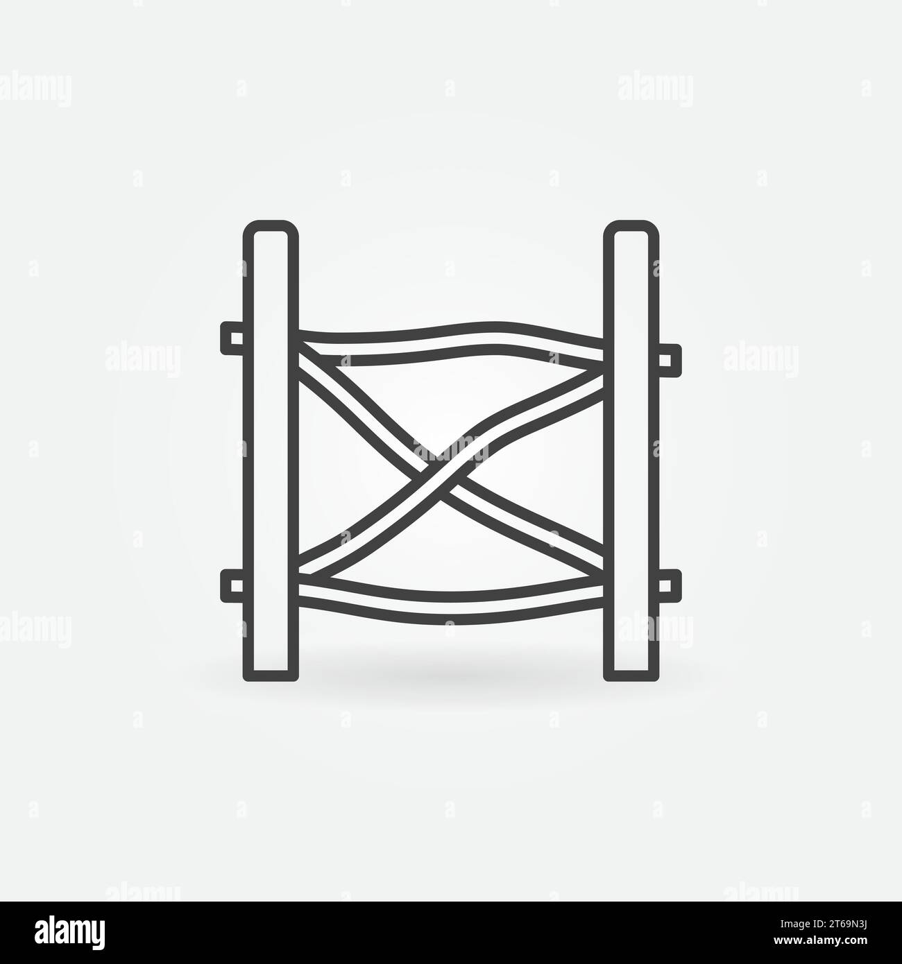 Old farm fencing Stock Vector Images - Alamy