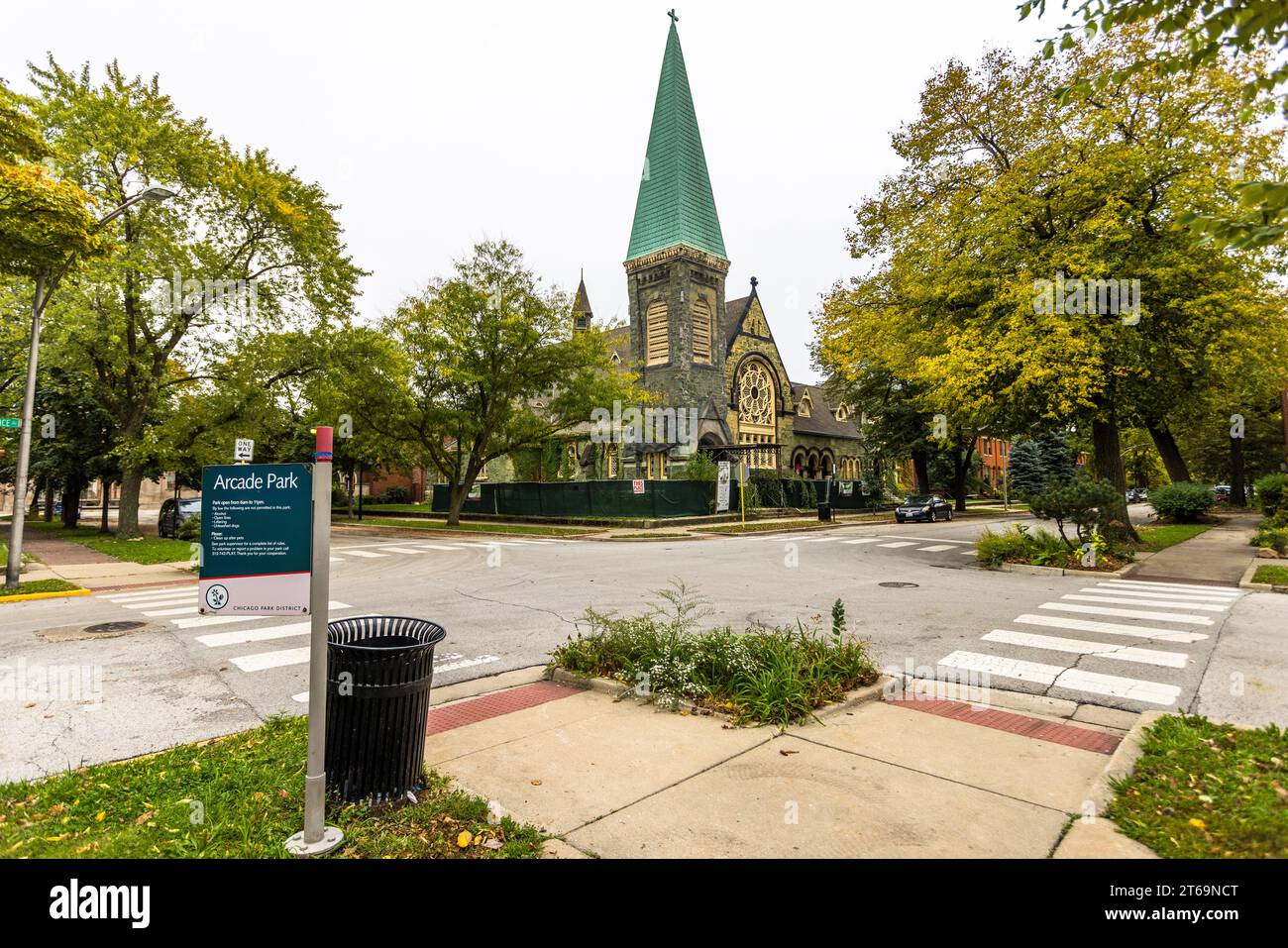 Greenstone Church from 1882 on the site of today's Pullman National ...