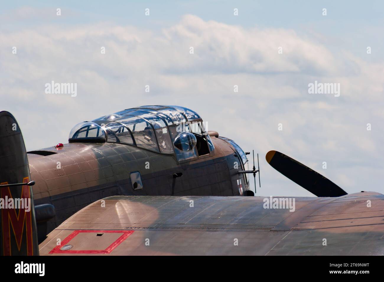 Lancaster cockpit hi-res stock photography and images - Alamy