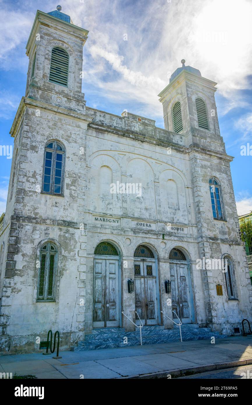 NEW ORLEANS, LA, USA - OCTOBER 21, 2023: Vertical image of the front of ...