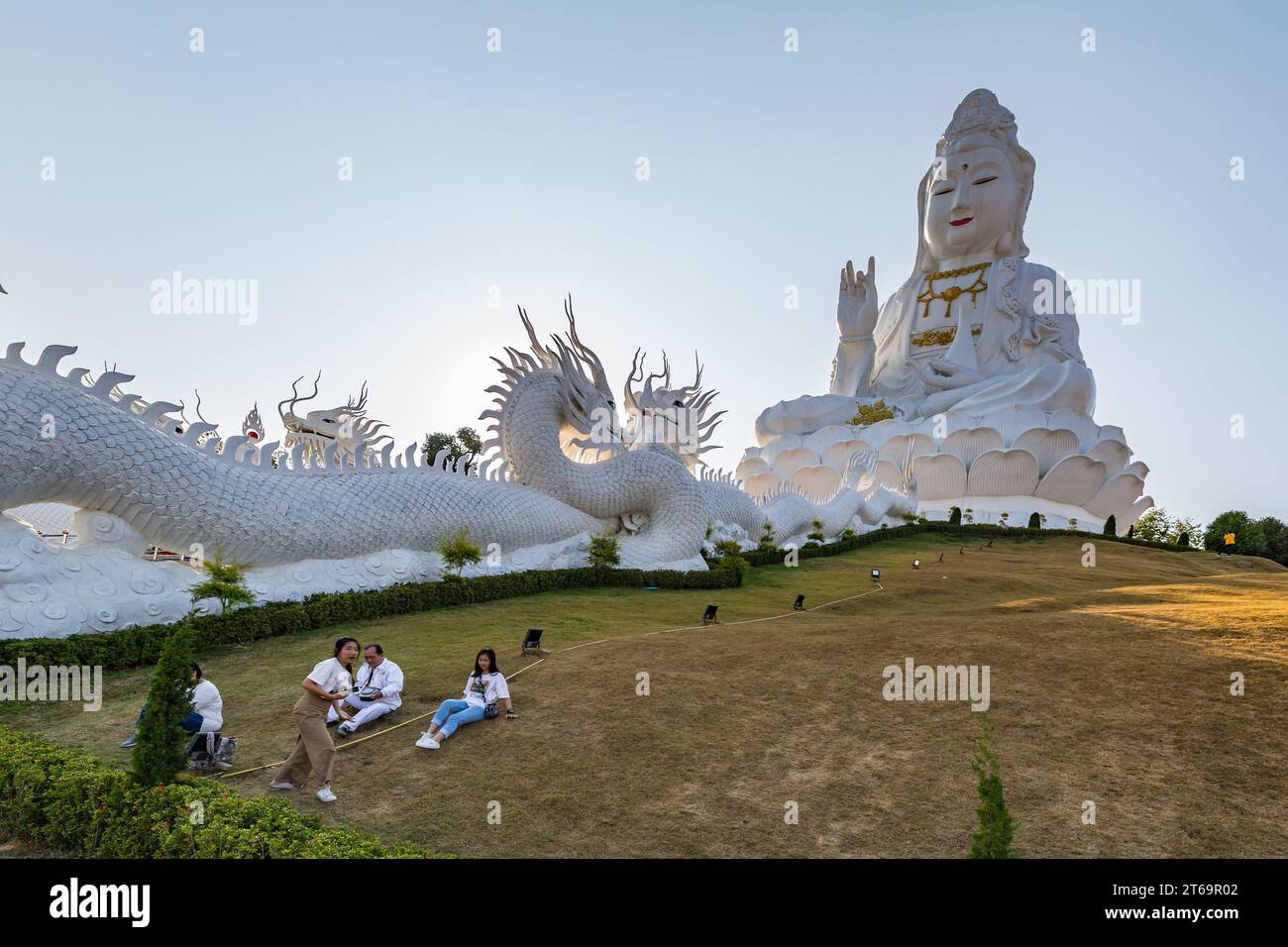 Guan Yin (Goddess of Mercy) statue at Wat Huay Pla Kang Temple in ...