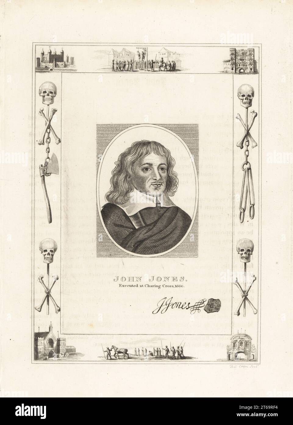 John Jones, executed at Charing Cross. John Jones Maesygarnedd, c. 1597 ...
