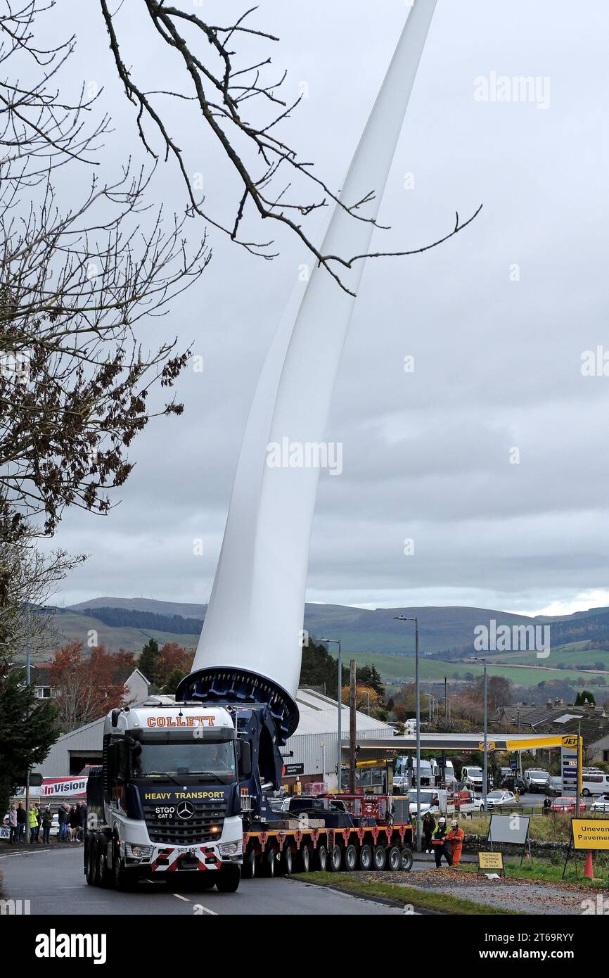 The solitary blade, No 2 of 21, approaches Selkirk and the junction of ...